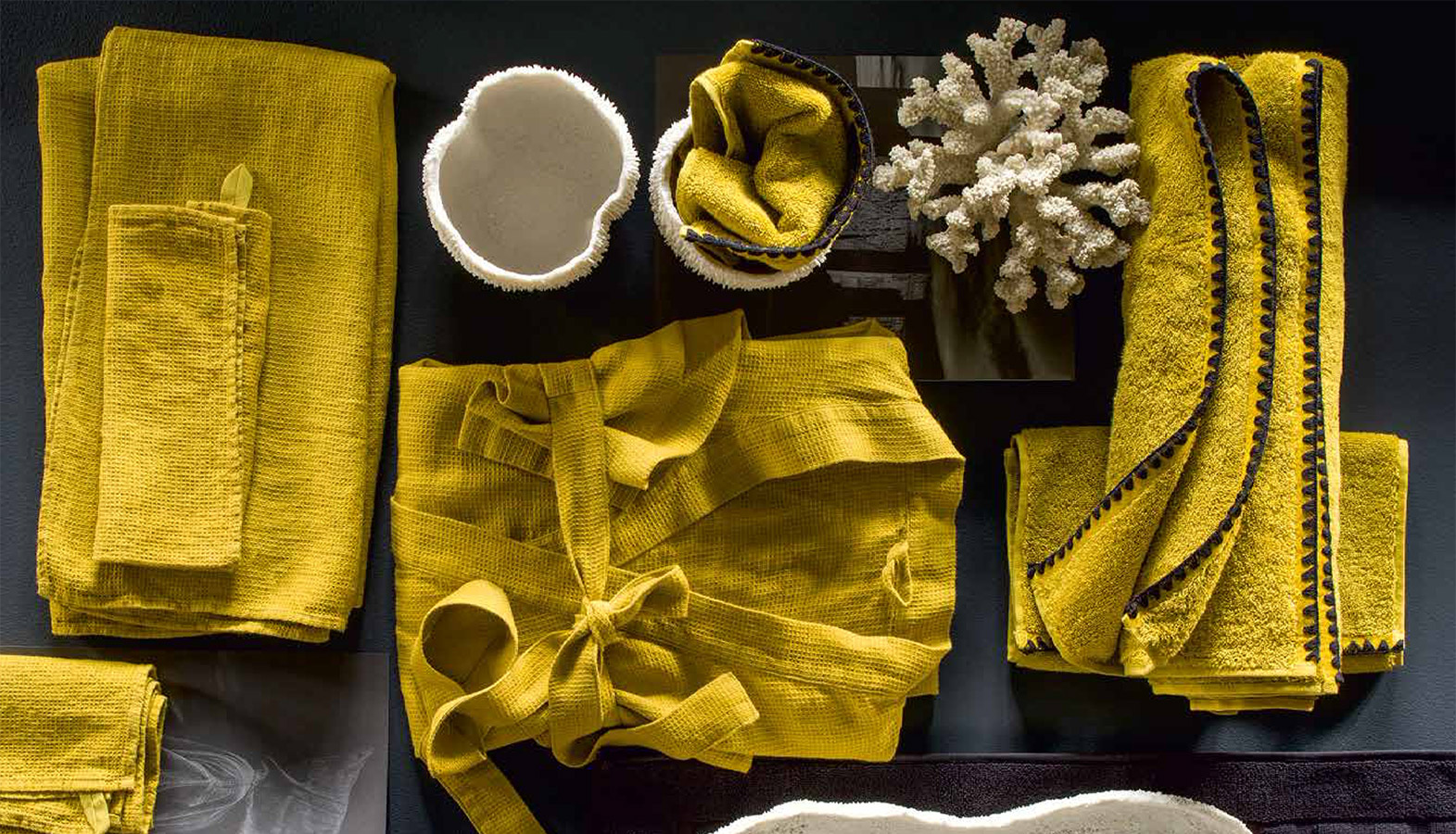 Serviette et Drap de Bain 100% Lin Nid d'Abeille - HAOMY By Bordeaux home Serviette et Drap de Bain 100% Lin Nid d'Abeille - HAOMY By Bordeaux home