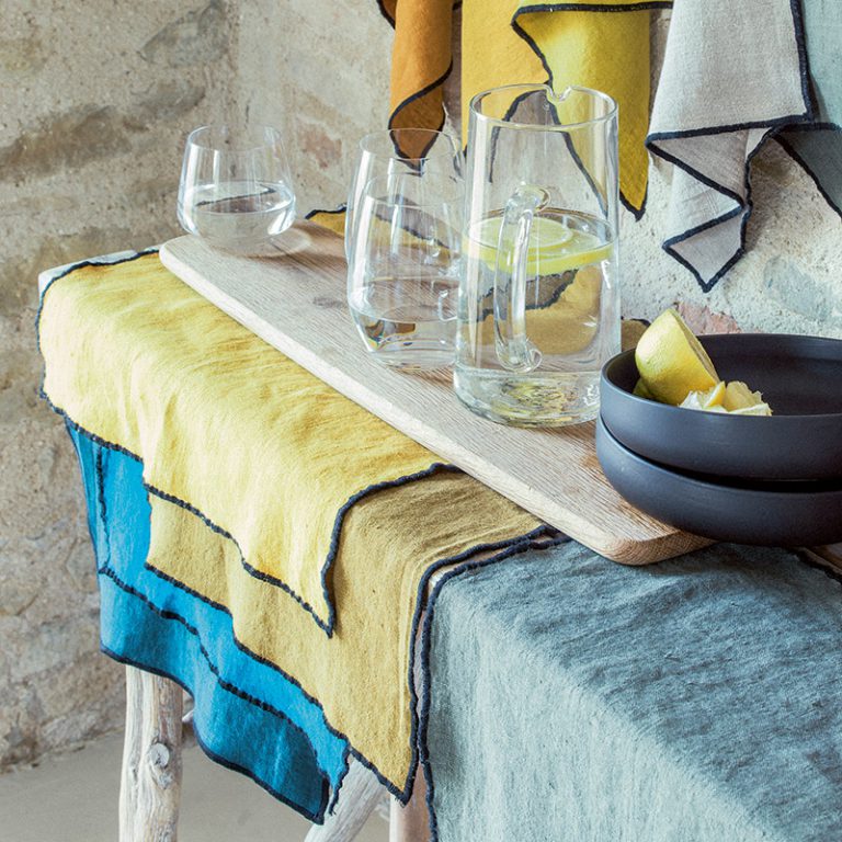 Sets de Table 100% Lin Lavé ou Lin Enduit - Bordeaux Home